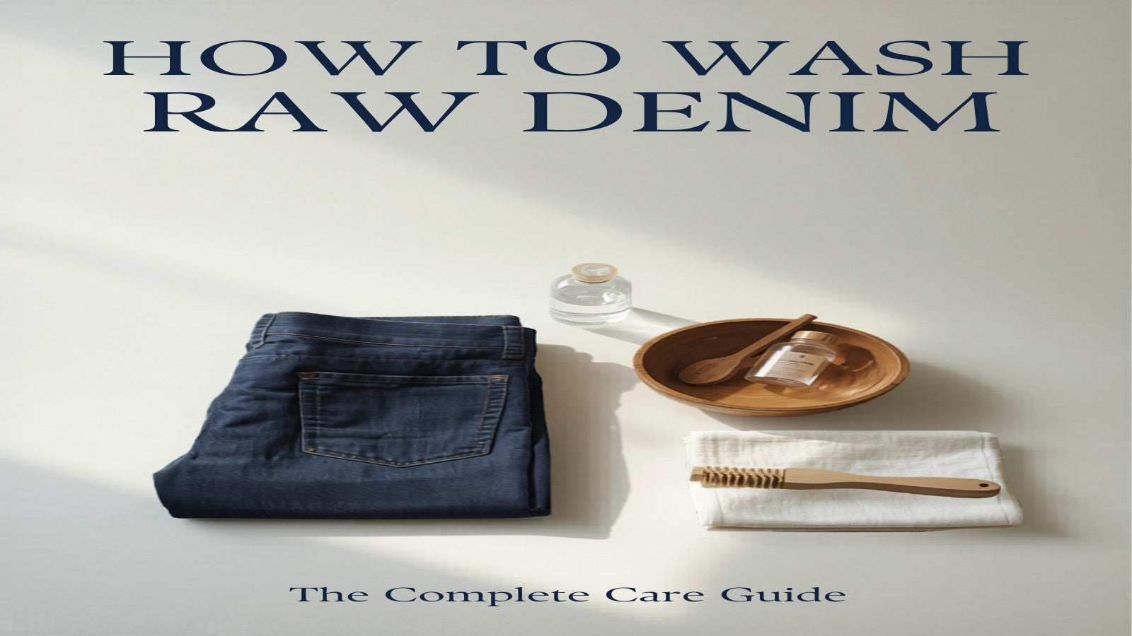 How to Wash Raw Denim: Care Guide – JAPAN Denim Fashion & Co